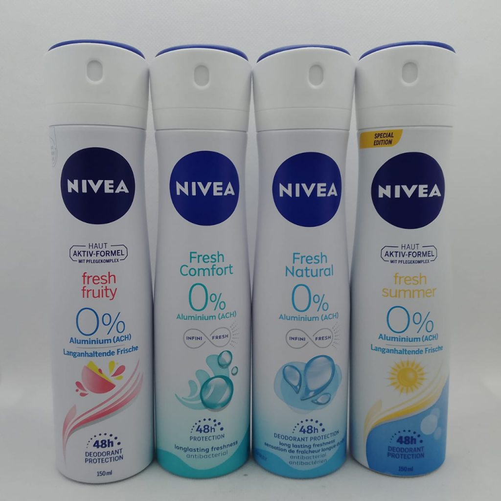NIVEA DEODORANT 0% ALUMINIUM FOR WOMEN 150ML – inGroup